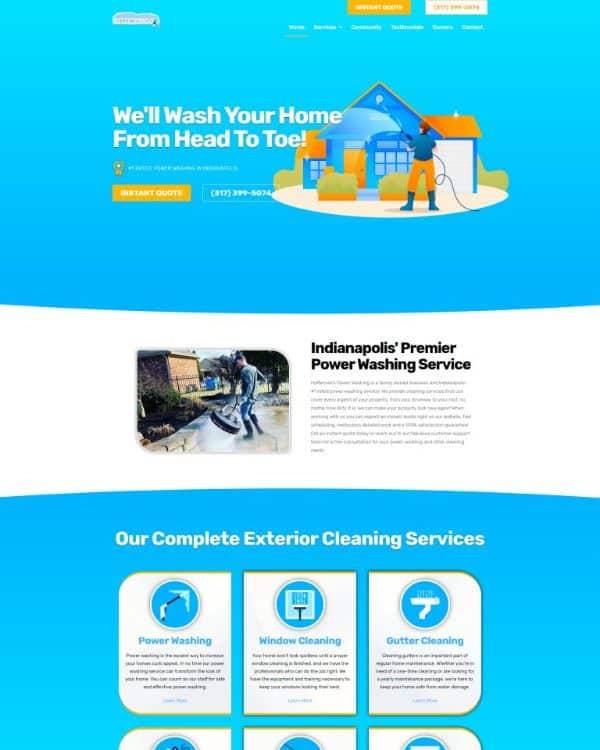 Web Design For Heffernan's Home Services - 180 Sites