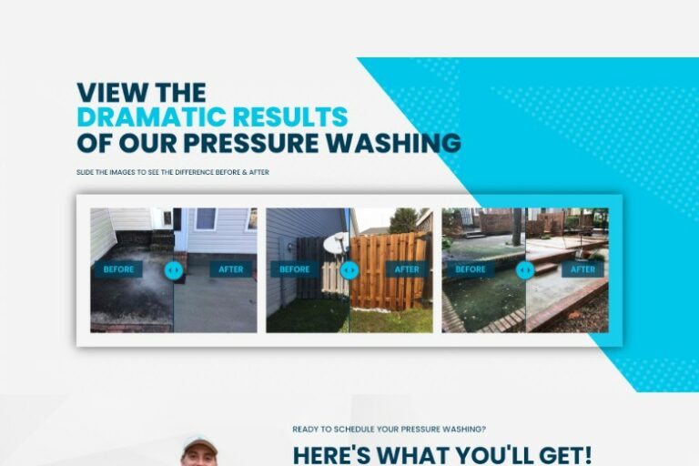 Get The Best Pressure Washing Web Design By 180 Sites